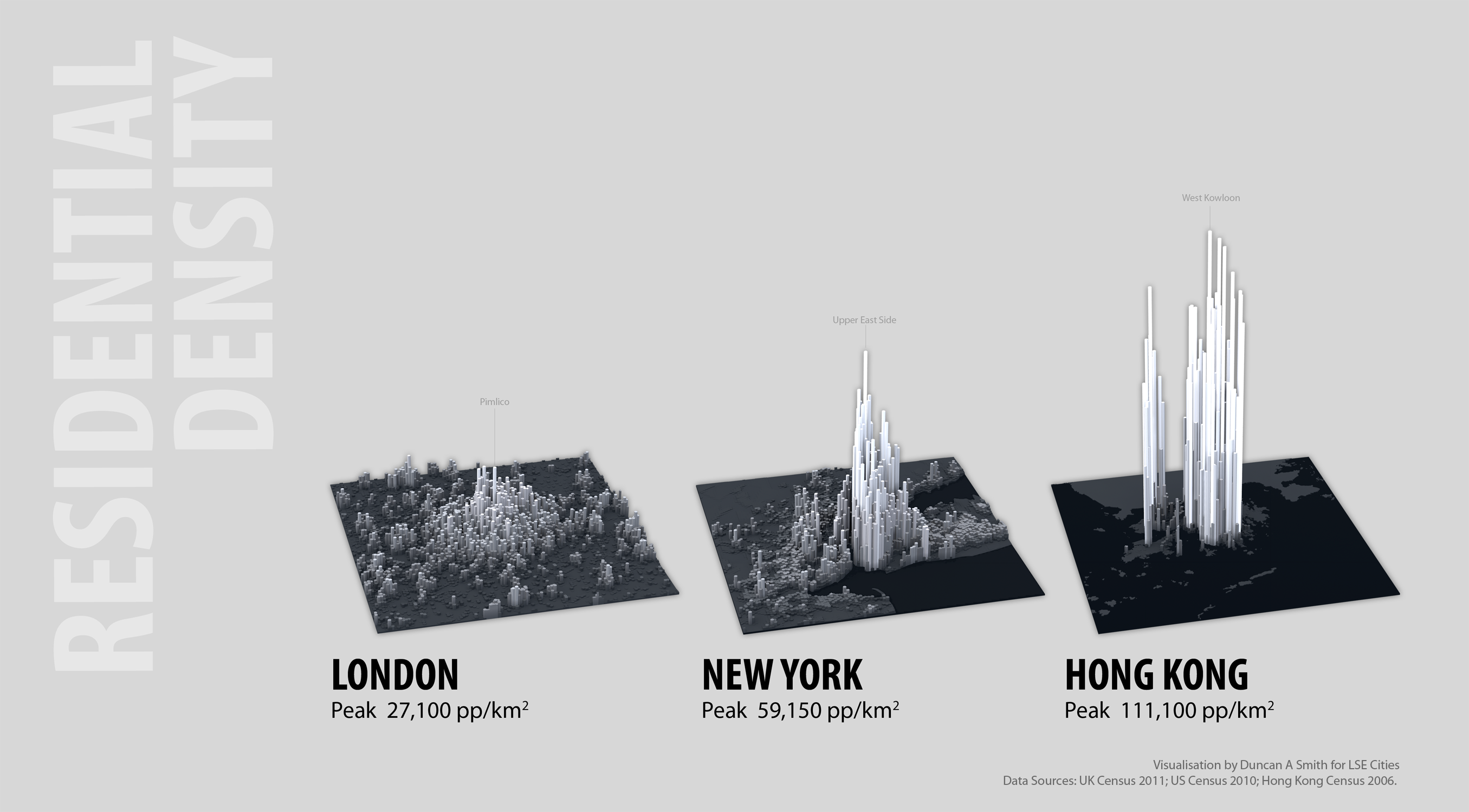 World City Living and Working Densities: Poles Apart? – CityGeographics